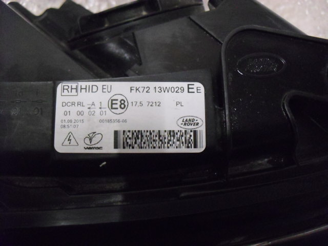 discovery -sport L550 rechter koplamp Bi-Xenon LHD - Jansen LaRo demontage