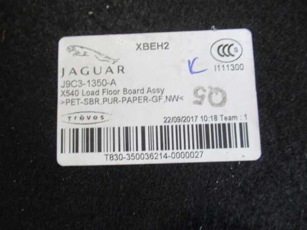 Jaguar vloerbekleding laadruimte J9C2435PVJ J9C35045PVJ - Jansen LaRo Parts